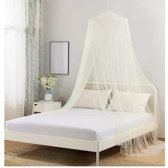 Mombasa | Bedding | Sim Canopy Casablanca Oasis Round Collapsible Hoop ...